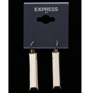 Express | Jewelry | Express Dangleearrings Gold Nwt | Poshmark